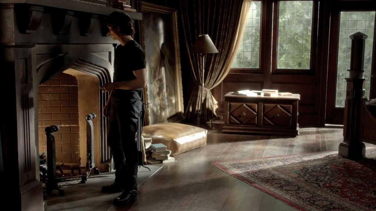 Damon Salvatore’s Bedroom & Bathroom | Bedrooms, Vampire Diaries and ...